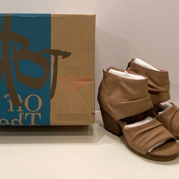 OTBT | Shoes | Otbt Womens Patchouli Leather Heeled Sandals Mauve Sz 6m ...